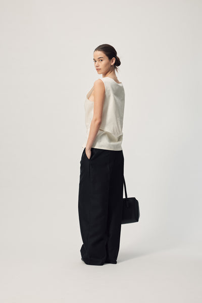 Gregory Zack Tank AW26 Parchment High Density Satin | Stunning silk ...